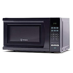 Westinghouse 700 Watt Counter Top Microwave Oven, 0.7 Cubic Feet, Black, WMM7B