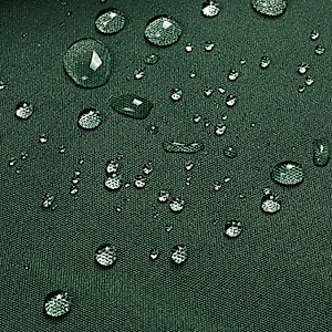 Typutomi Patio Swing Canopy Cover Set, 210D Waterproof 3-Seat Replacement Top Cover and Chair Seat Cover for Outdoor Patio Garden(Green, 75x52x6in)