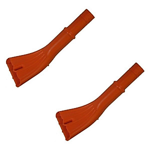 HASMX 2-Pack Red 1-1/2" x 12" Vacuum Claw for Mr. Nozzle 1 1/2" x 12" Wet/Dry Utility Shop Vac Auto Replace Part Number SCN2