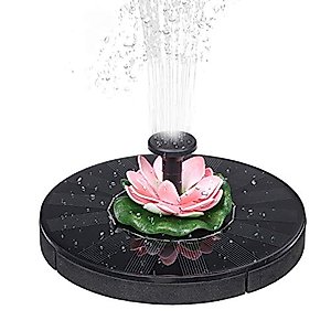 XXXDXDP Solar Powered Energy Fountain Pump Kit Water Pump Set with DIY Fountain Pump for Outdoor Fish Tank Pond Garden Patio Lawn Pool