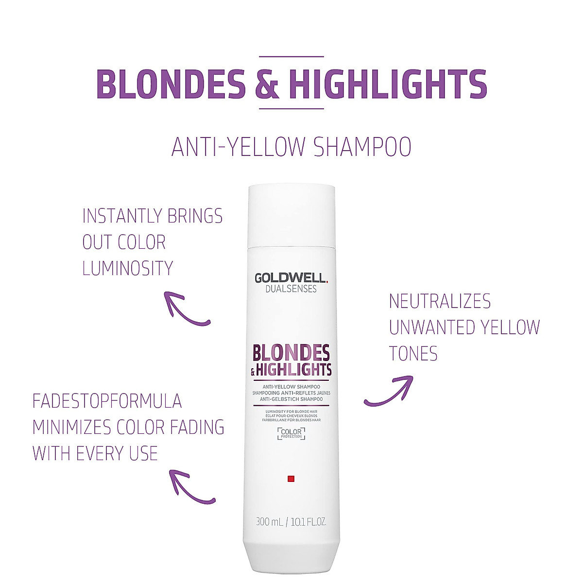 Goldwell Dualsenses Blondes & Highlights Anti-Yellow Shampoo 300mL