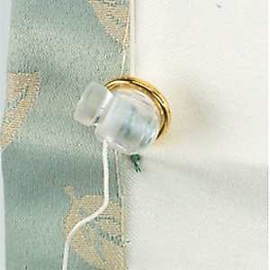 Curtaincrafters Roman Shade Clear Leveling Adjuster Orb Quantity of 10