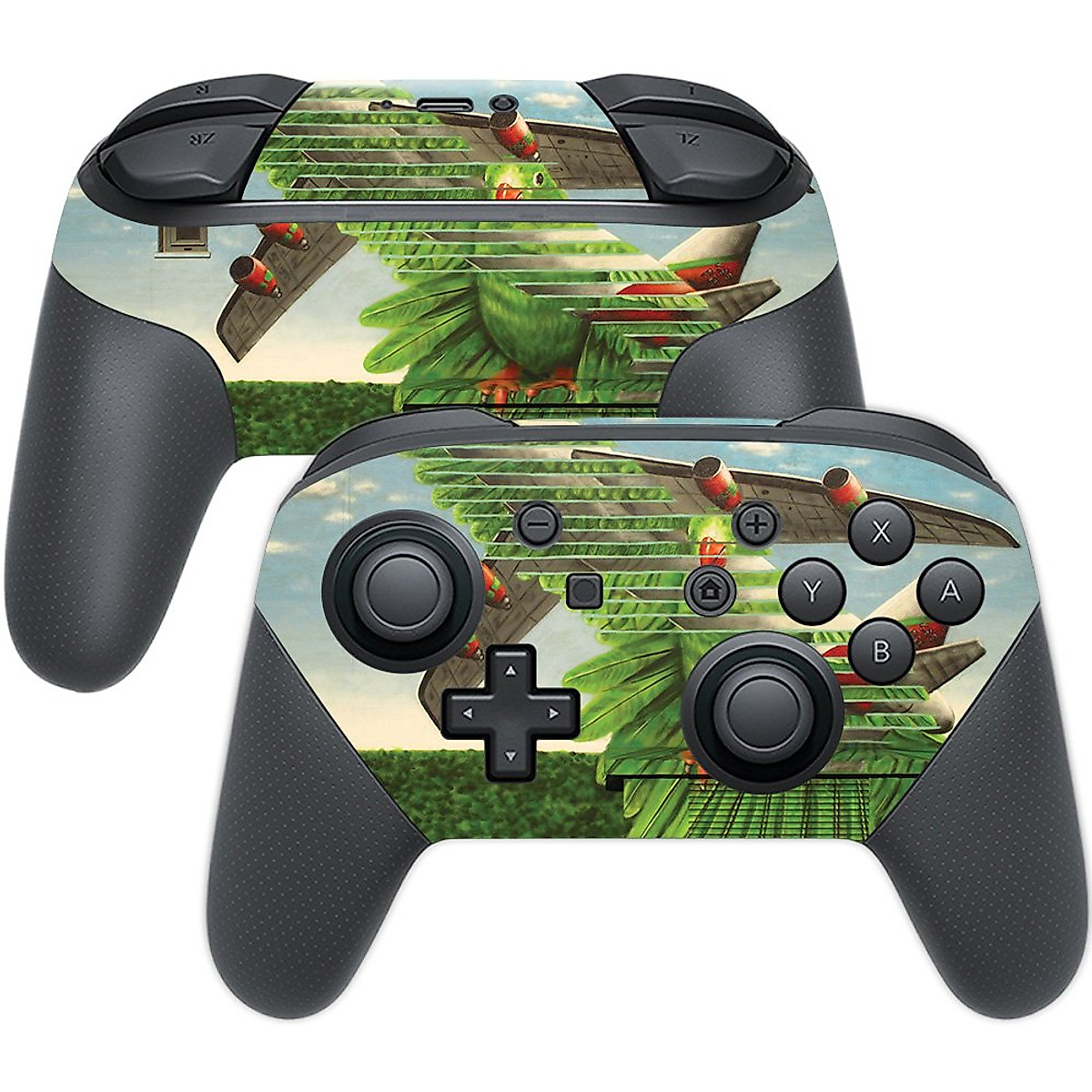 MightySkins Skin Compatible with Nintendo Switch Pro Controller - Air Force Bird | Protective, Durable, and Unique Vinyl Decal wrap Cover | Easy to Apply, Remove, and Change Styles | Made in The USA