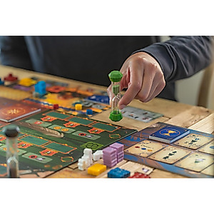 Stonemaier Games: Pendulum | A Worker Placement, Time-Optimization Strategy Board Game | Time is The Most Precious Resource as You Attempt to Rule Dunya | 1-5 Players, 90 Mins, Ages 14+