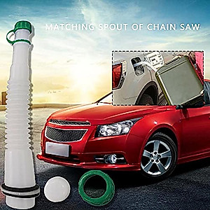 Cingc Gas Can Spout Kit Portable Fuel Container Holder Replacement Spout for Fuel Container Garden Industrial Machinery Refuel Tool