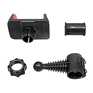 sumcoo Car Seat Phone Holder Mount for Kids, Ring Light Tripod Stand Phone Mount Holder Clamp Post Flexible Direction Adapter Rotatable Monopod Selfie Stick Adjustable for Live Stream/TikTok/YouTube