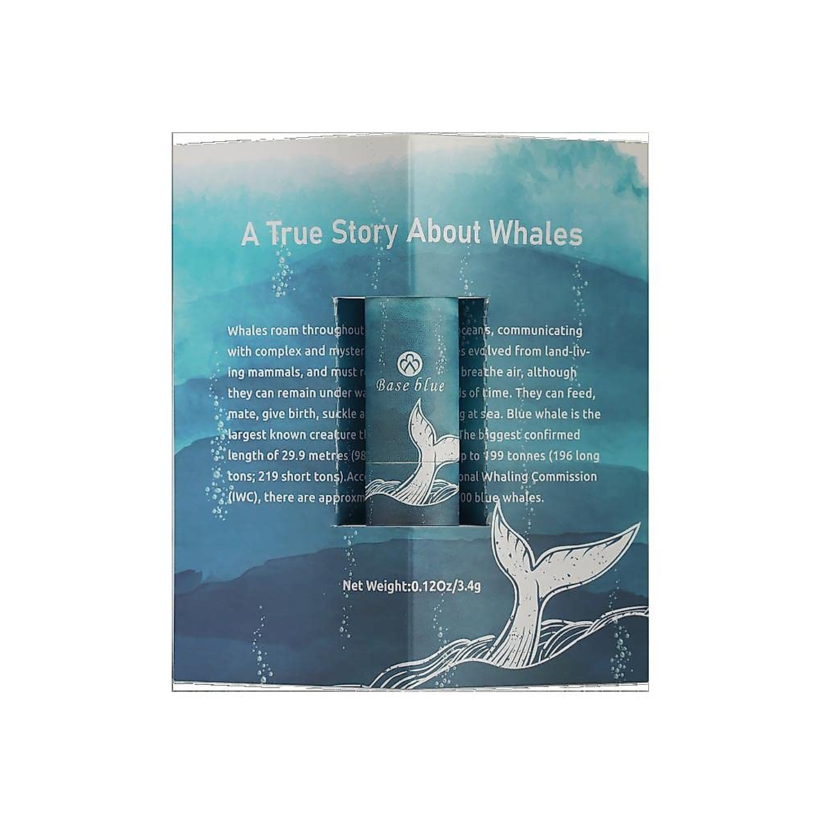 Baseblue Cosmetics Whale Transforming, pH Lip Balm, Color Changing Lipstick and Tinted Lip Balm, Vegan Lip Moisturizer