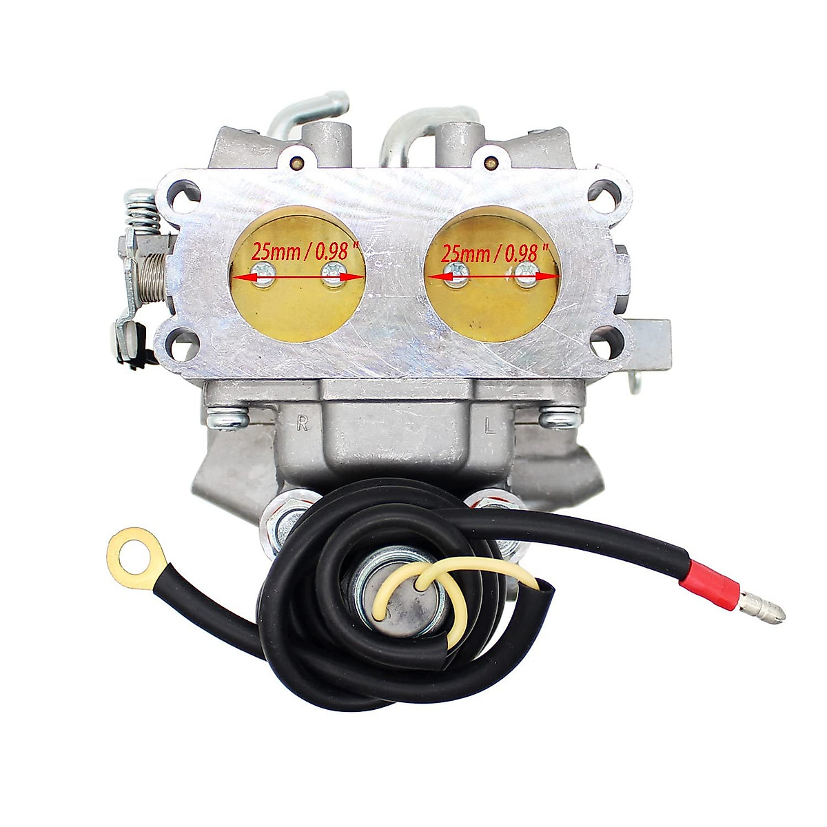 Huayi Carburetor Compatible with Honda 670CC GX670 GX670R GX670U 16100-ZN1-812 16100-ZN1-802 Loncin Lifan 2V78F-2 24HP Twin Cylinder Gasoline Engine