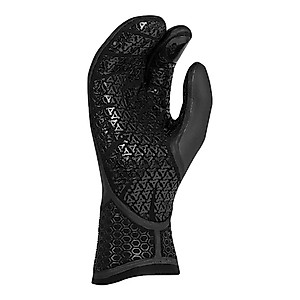 XCEL Drylock Texture Skin 3 Finger Glove 3mm (Black, X-Large)