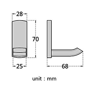 Set of 4 in Pack Home Bath Towel Hooks Heavy Duty Wall Mount Antique Finish Hook