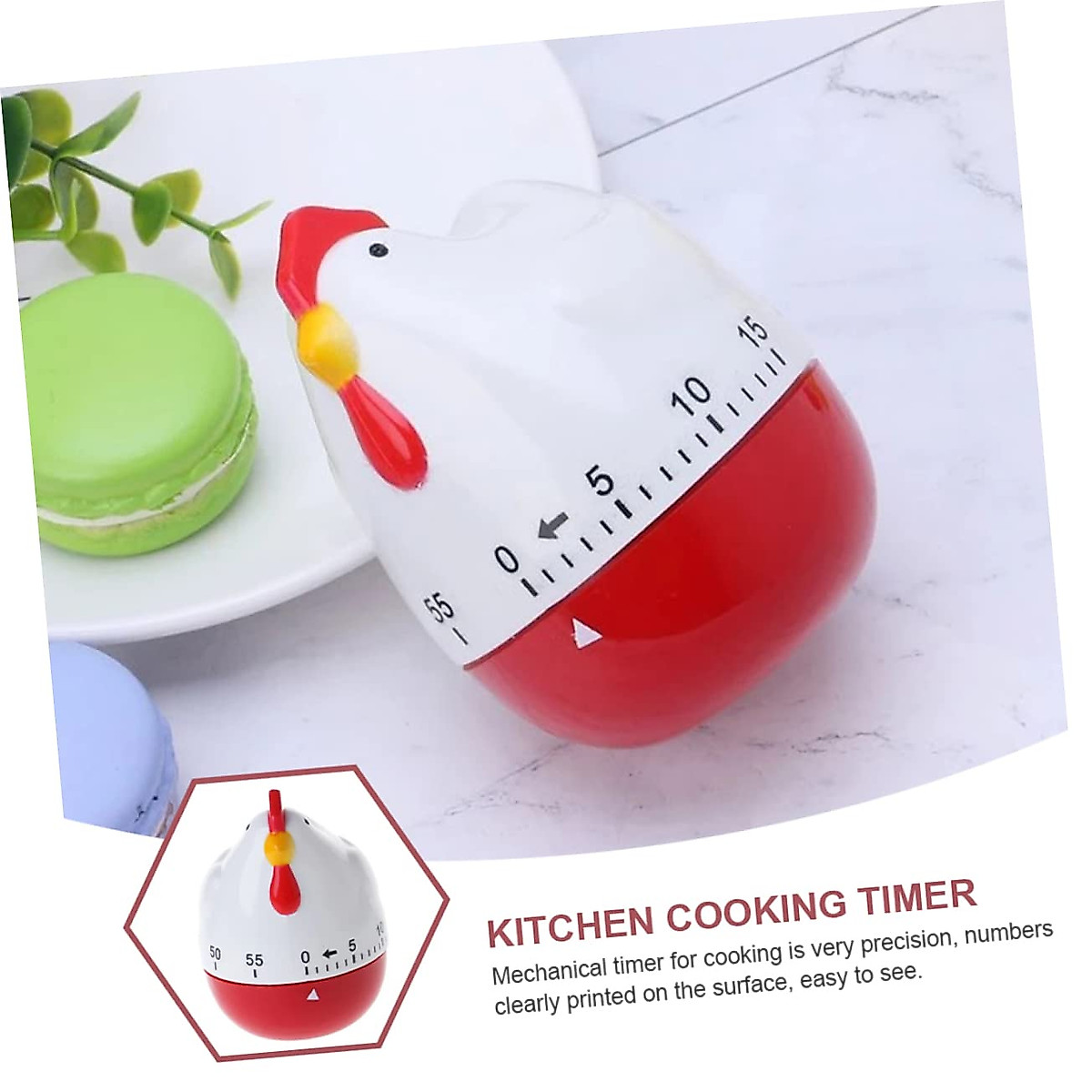 jojofuny Kitchen Timer Egg Timer for Kids Digital Timer for Kids Countdown Timer Baking Reminder Child Kitchen Timer Timer Device Kitchen Timing Tool Cartoon Timer to Rotate Animal Plastic