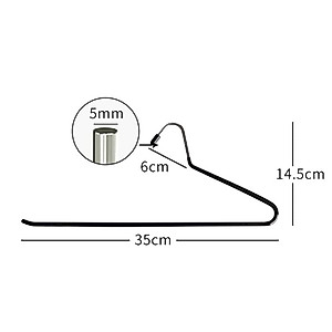 IULJH Metal Opening Seamless Hanger Household Bold Thickening Trousers Rack Z-Shaped Trousers Rack Household Storage Supplies