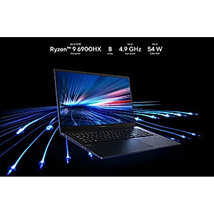 ASUS 2023 Zenbook Pro 17 17.3” 2.5K 165Hz Business Laptop, AMD Ryzen 9 6900HX, 16GB RAM, 1TB PCIe SSD, Backlit Keyboard, NVIDIA GeForce RTX 3050, Win 11, Black, 32GB SnowBell USB Card