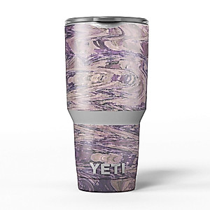 Design Skinz Slate Marble Surface V38 - Skin Decal Vinyl Wrap Kit Compatible with The Yeti Rambler Cooler Tumbler Cups