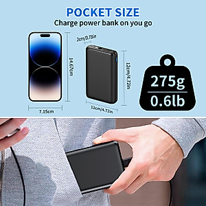 YMTHE Battery Pack, 5V/7.4V 30000mAh Cooling Vest Heated Vest Power Bank, with USB/DC Port LED Display Battery Pack, Portable Charger for iPhone Android