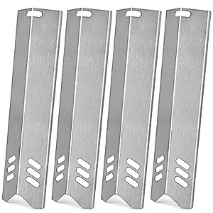 Metal Club Heat Tents for Dynaglo Dyna-Glo DGF493BNP, Backyard Grill BY13-101-001-12 BY14-101-001-02, BHG BH13-101-099-01 BH15-101-099-02 GBC1562W Grills, 4-Pack Heat Plates Heat Shields