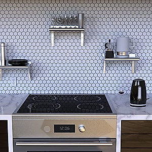 AmGood 10" X 16" Stainless Steel Wall Shelf | Metal Shelving | Garage, Laundry, Storage, Utility Room | Restaurant, Commercial Kitchen | NSF