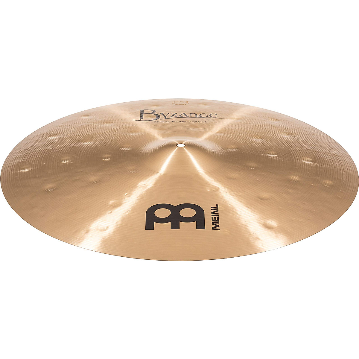 Meinl Cymbals Byzance Traditional Extra Thin Hammered Crash — Made in Turkey — B20 Bronze, 2-Year Warranty, 22インチ (B22ETHC)