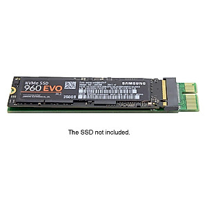 JSER NGFF M-Key NVME AHCI SSD to PCI-E 3.0 1x PCIE4.0 x1 Vertical Adapter Compatible for XP941 SM951 PM951 960 EVO SSD