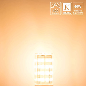 SZHZBZW E11 Led Bulb Replaces T4/T3 JD Type Clear Light Bulbs Warm White 3000K 2 Pack