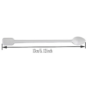 AXLIZER 200PCS Mini Plastic Coffee Blender Spoon Disposable Plastic Coffee Spoon Tea Spoon Coffee Stirring Rod Plastic Spoon Coffee Soup SpoonMini Tea Stirrer