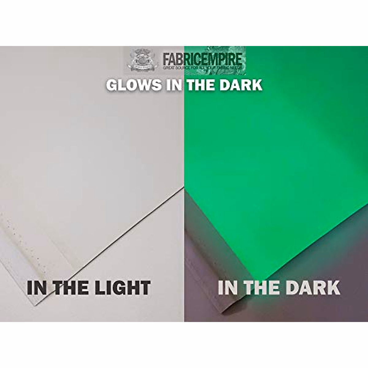 Vinyl Upholstery Glow in The Dark Polyurethane Faux Leather Crafting Fabric 54" Wide Sold by The Yard