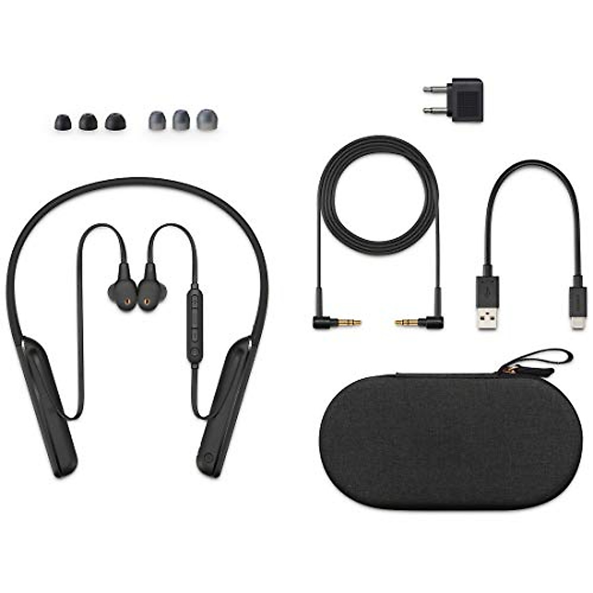 SONY WI-1000XM2BM [Wireless Noise Canceling Stereo Headset Neckband Black] Shipped from Japan