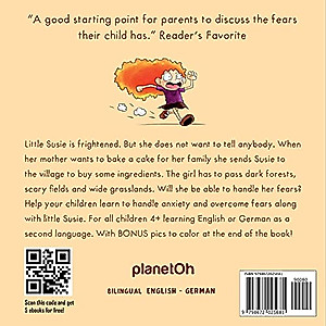 Don't be scared! - Hab keine Angst!: Bilingual Children's Picture Book English-German with Pics to Color (Kids Learn German)