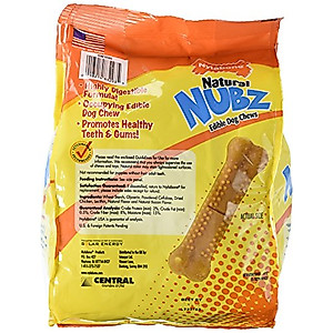 Nylabone Natural Nubz Edible Dog Chews, 22 Count