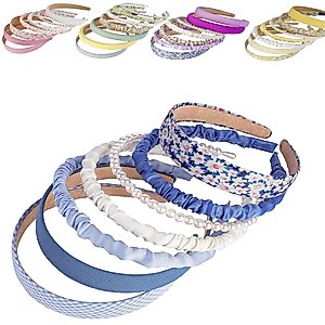 Ooosonlu Fashion Headbands Pearl Hairband Non-slip Bands Hair Accessories for Women Girls, Different Pattern