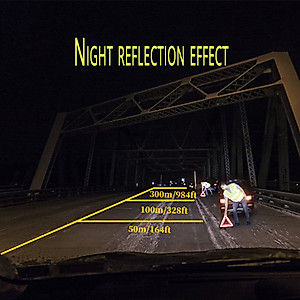 sesafety Safety Vests Reflective with 9 Pockets and Zipper,Class 2 Construction Vest for Men Neon Yellow L