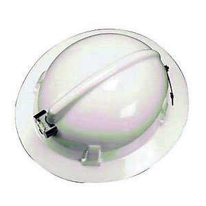 MSA 448906 Topgard Protective Hat with Lamp Bracket, White