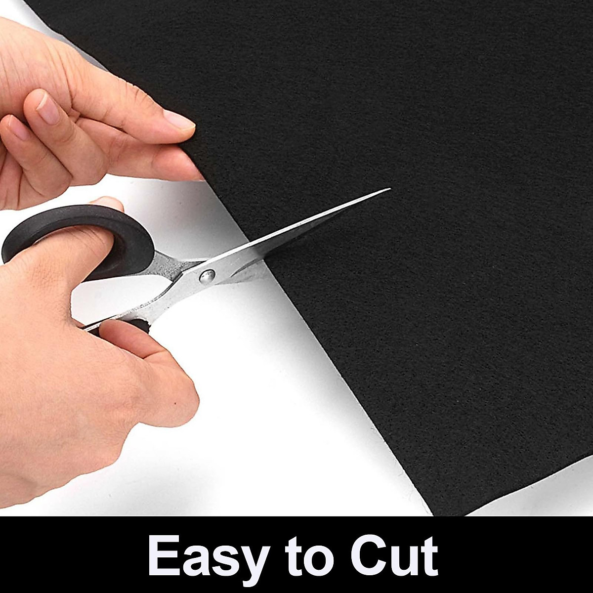 AiBOB Waterproof Under Sink Mat, Absorbent Quick Dry Sink Liners Protect Cabinets, Durable Shelf Liners, Slip Resistant and Non-Adhesive, 24X36, Pure Black