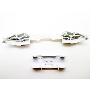 Lb Rb Bumper Button Home Guide Surround Replacement Compatible with Xbox Series X Controller White (1pc)