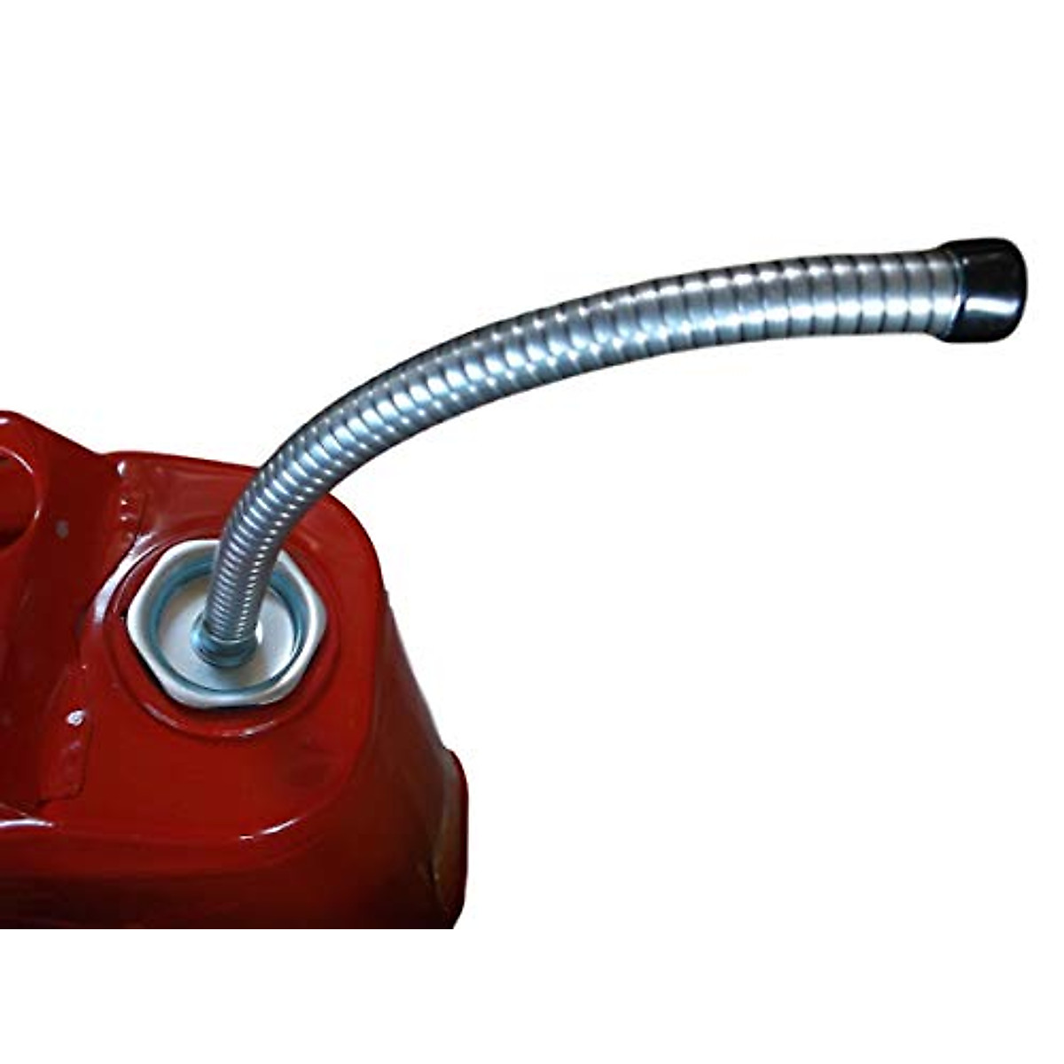 "JERRY CAN METAL SPOUT w/built in Metal Screen incl Gasket & Spout Cap" HEAVY DUTY Army Surplus Military USMC BLITZ Gallon Gas G Jerrycan Flexible Pouring Fuel Nozzle Brand NewCan not included