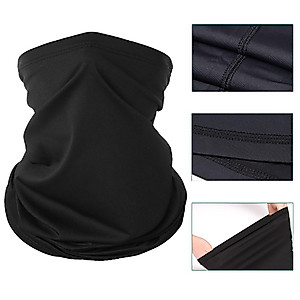 6 Pieces Summer Face Cover Scarf Mens Neck Gaiter For Men Women UV Protection Face Breathable Sun Protection Cycling Running (Multicolour-01)