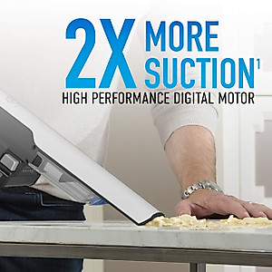 Hoover DustChaser Handheld Vacuum Cleaner, Cordless Mini Lightweight, BH57010, White