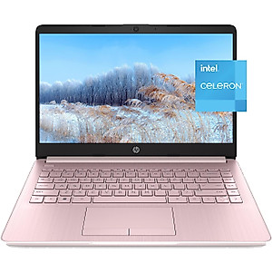 HP Stream 14inch HD(1366x768) Display, Intel Celeron N4000 Dual-Core Processor, 4GB SA RAM, 64GB eMMC, HDMI, WiFi, Webcam, Bluetooth, Win11 S, Royal Pink (Renewed)
