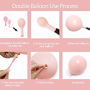 Pink Balloons Double Stuffed Pink Balloon Garland Light Pink Balloons Different Sizes 18/12/5 Inch Pastel Pink Balloon Arch Kit For Birthday Baby Shower Gender Reveal Bridal Party Decorations