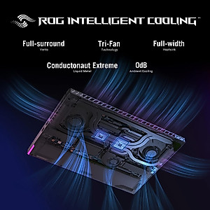 Asus ROG Strix G16 Gaming 16/inches FHD+ 165Hz (Intel 13th Gen Core i7-13650H,64GB DDR5 RAM,1TB PCIe SSD,Gece RTX 4060 8GB) RGB Backlit,Thunderbolt 4,Wi-Fi 6E,IST Cable,Win 11 Home-2023 Eclipse Gray