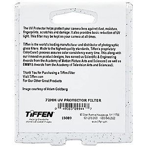 Tiffen 72UVP 72mm UV Protection Filter , black