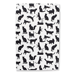 DII Everyday Pets Kitchen Collection Absorbent Dishtowel Set, 18x28, Cat Print, 3 Count