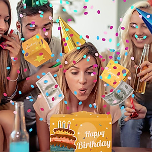 BABORUI Pop Up Birthday Card with Confetti, Happy Birthday Surprise Gift Box Explosion for Money, Cash Birthday Surprise Box for Women/Men/Girls/Boys