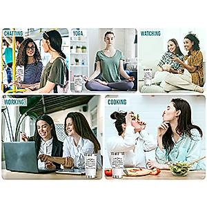 TEEZWONDER Funny Gifts For Coworkers, Friends, Females, Work Bestie Gifts For Women, Thoughtful Best Friends, Office Appreciation, Thank You Gift For Coworkers, 20 Oz Stainless Steel Tumbler