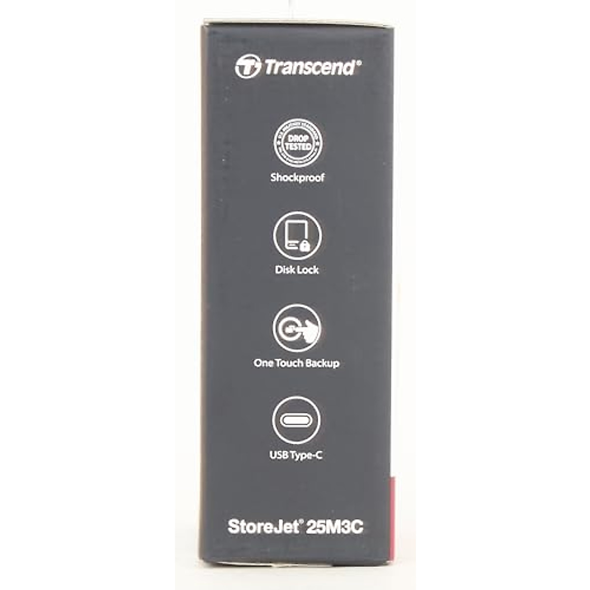 Transcend TS4TSJ25M3C 4TB USB 3.1 StoreJet Type-C Rugged External Hard Drive