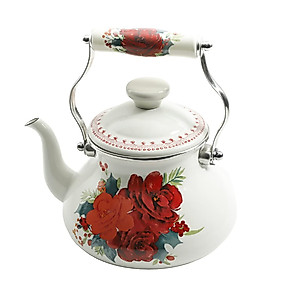 The Pioneer Woman Cheerful Rose Tea Kettle
