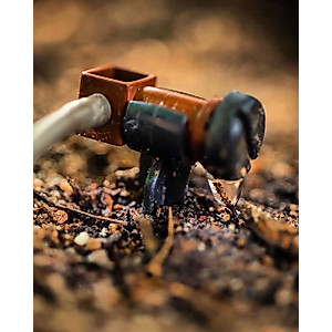 Blumat 50 Distributor Drippers with 10 End Pieces to Attach to Watering System Parts | Water Evenly Garden, Balcony Plants (50 Pieces, 10 End Pieces)