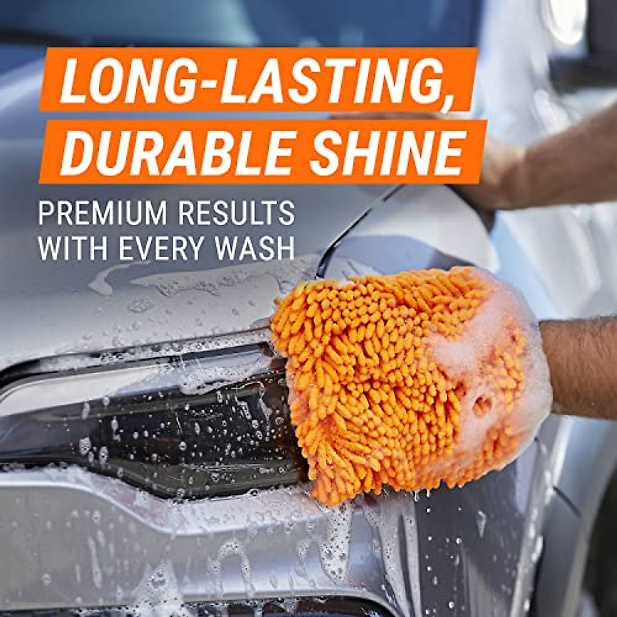 Armor All Ceramic Foaming Car Wash Soap with Extreme Shield, 50 Fl Oz Each (Pack of 4)