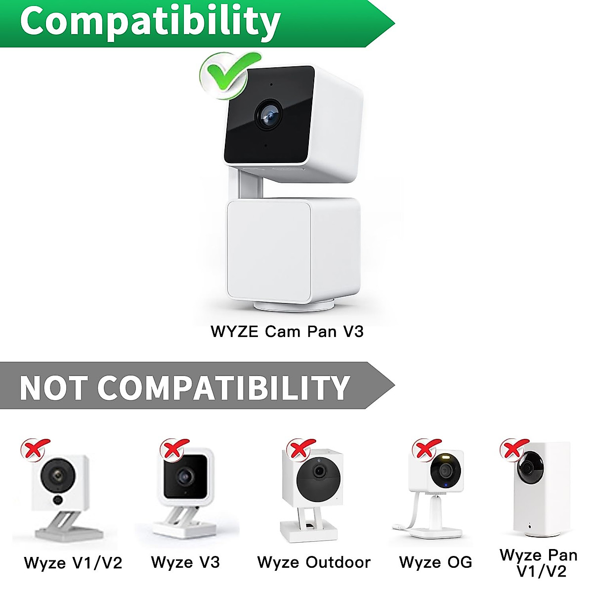 delilyn 2Pack 25FT/7.5M Power Extension Cable Compatible with WYZE Cam Pan V3, 90 Degree Micro USB Extension Charging Cable for Your WYZE Cam Pan V3 Continuously, L-Shaped Flat Power Cord-White