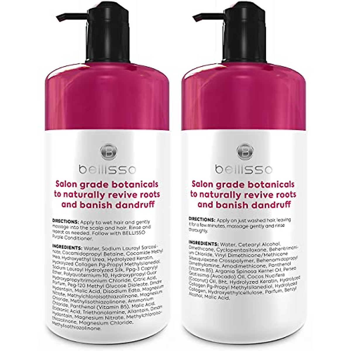 Apple Cider Vinegar Shampoo and Conditioner Set - Stop Flaky and Itchy Scalp – Sulfate Paraben Free Anti Dandruff Soothing Treatment for Dry, Oily and Damaged Hair - Intense Care for Women and Men